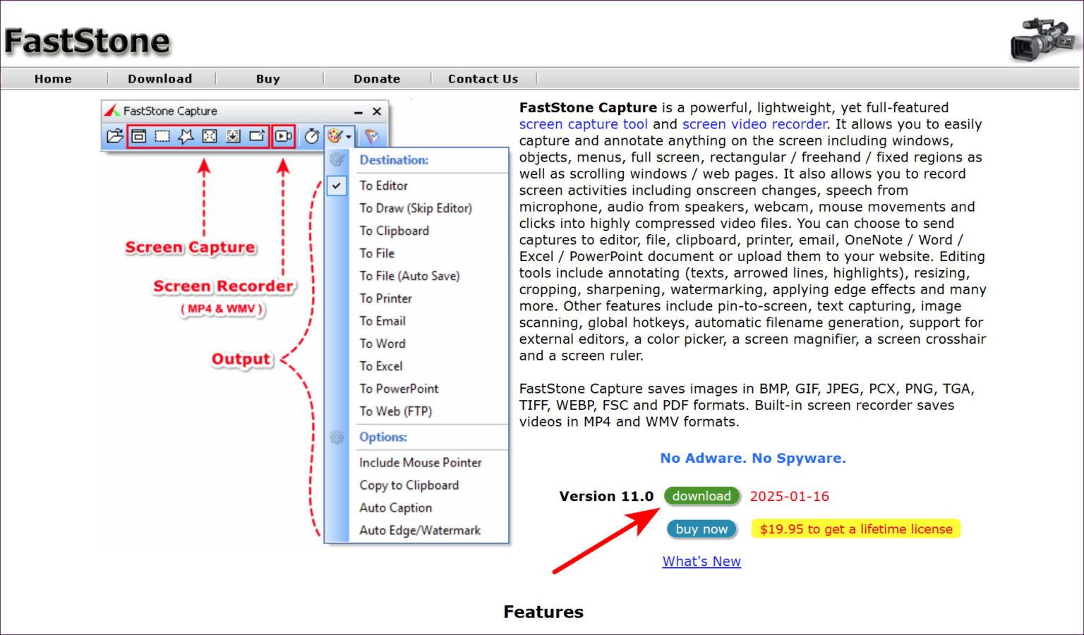 FastStone Captureの基本的な使い方/ダウンロードから便利機能まで | 学びの箱